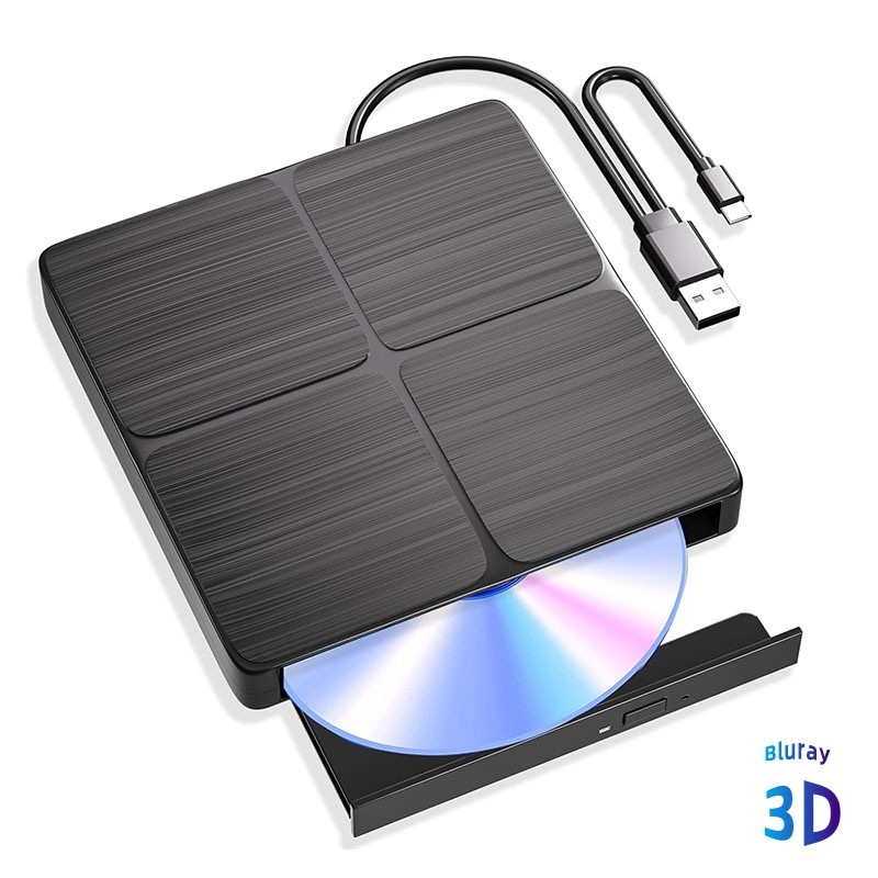 Jual External Blu Ray Drive Portable 3D Optical Bluray Drives CD DVD ...