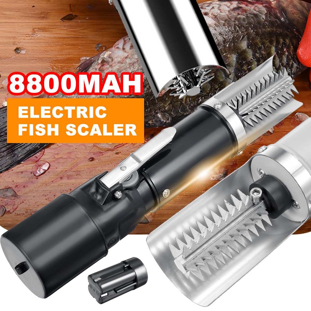 Jual 120W Charging Portable Electric Fish Scaler Fishing Scalers ...