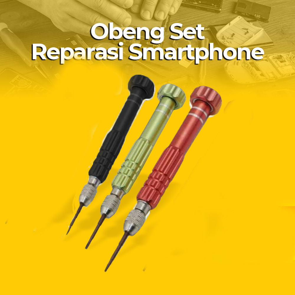Jual [Bagusnya] PEGASI Obeng Set 5in1 Reparasi Smartphone Maintenance ...