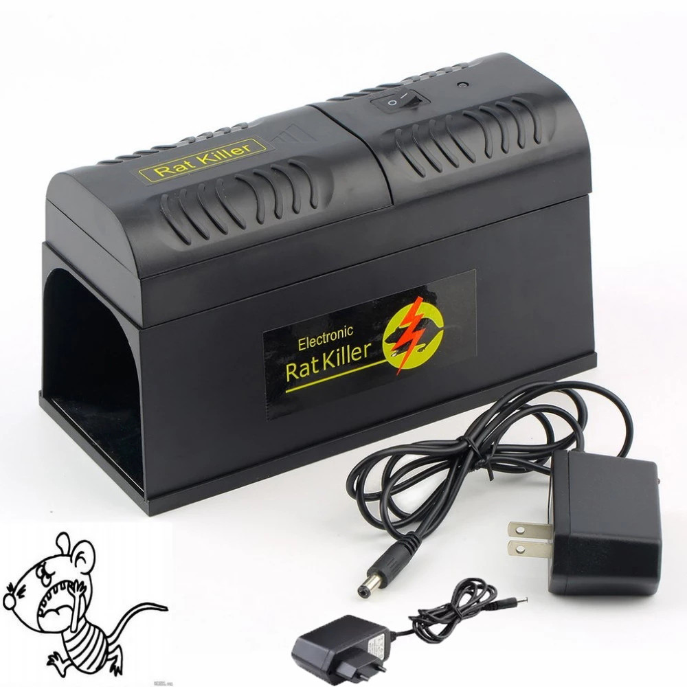 Jual Electronic Rat Trap Mice Mouse Rodent Killer Electric Shock High ...