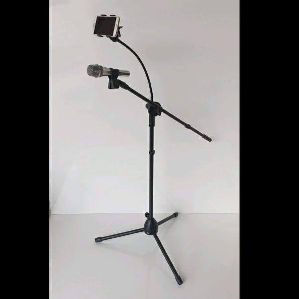 Jual TERLARIS! Tiang Mic / Stand Mic / Tripod Mic Berdiri HOLDER HP ...