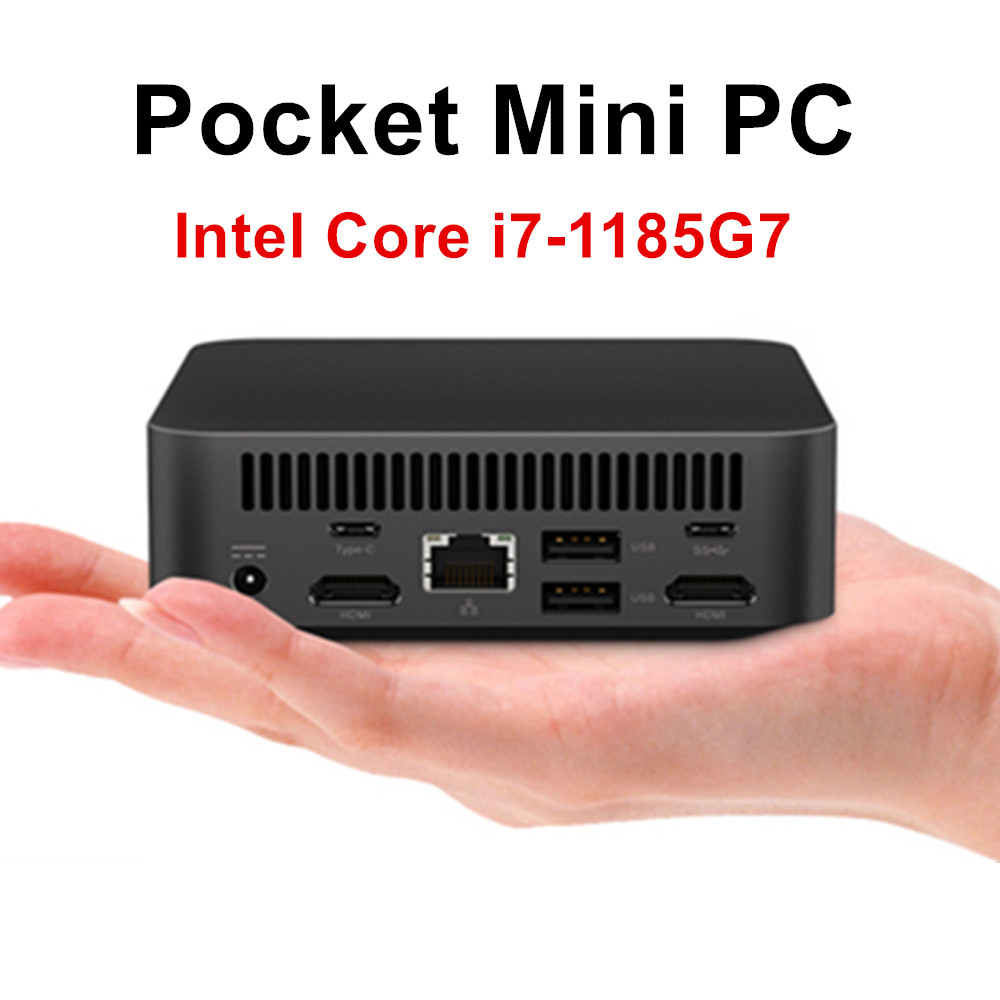 Jual Topton Cheap Mini PC Gaming Intel i7 1185G7 Windows 11 Desktop ...