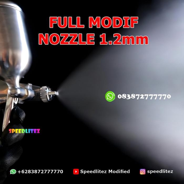 Jual SPRAYGUN AUARITA F3 FULL MODIF NOZZLE 1.2MM | Shopee Indonesia