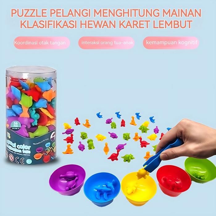 Jual Color Classification Toys Sorting Color Mainan Berhitung Belajar ...