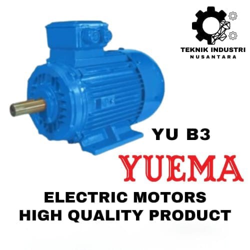Jual DINAMO ELECTRIC MOTOR YUEMA YU 8P 2,2KW 3HP 3PHASE 380V B3 | Shopee Indonesia