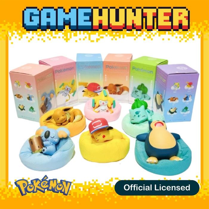 Jual Sleeping Pokemon Figurines / Sleeping Pokemon Figure Official ...