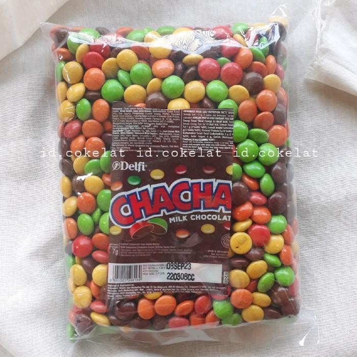 Jual New 250GR Coklat delfi chacha milk kacang Cokelat | Shopee Indonesia