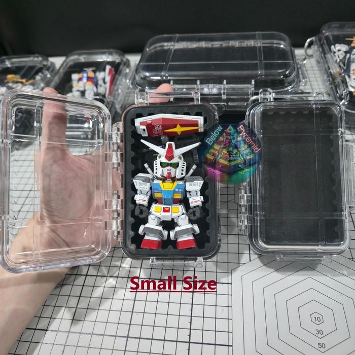 Jual Display Storage Box Gundam Case Waterproof Transparant with Safety ...