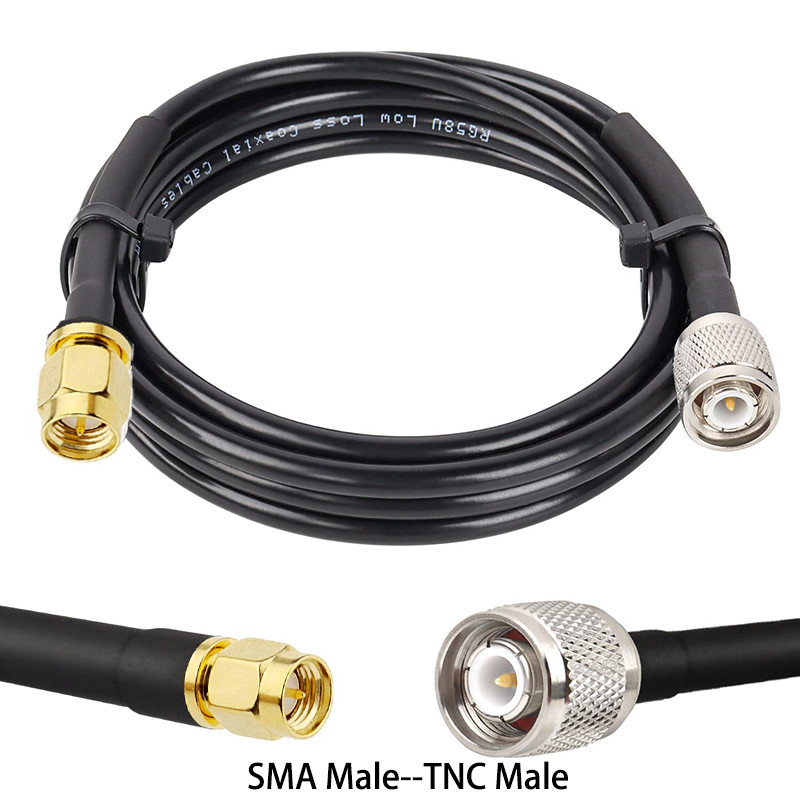 Jual SMA to TNC cable RG58 SMA Male Plug to TNC male Low loss extension ...