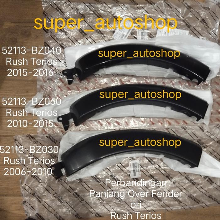 Jual over fender rush / terios depan ori (nempel d bum #partmobil ...