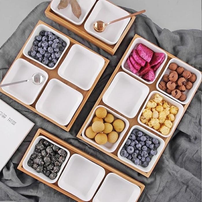 Jual Snack Platter Palette Tray Japanese Style / Tray Set Snack Gaya ...