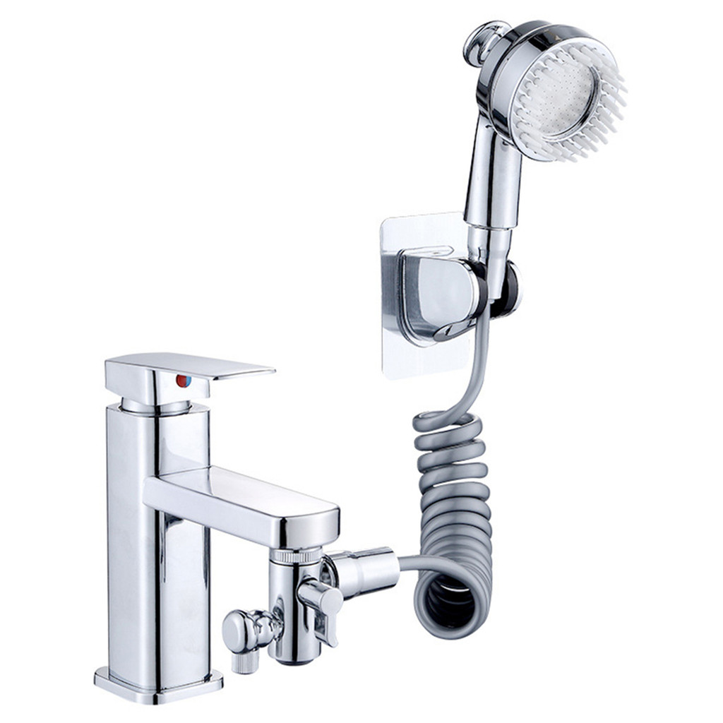 Jual Bathroom Basin Faucet Extender External Shower Head Washbasin Tap ...