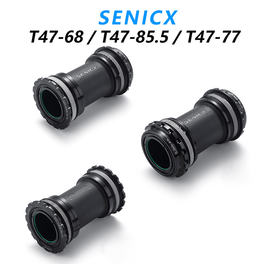 Jual IMPORT SENICX Road bicycle threaded bottom bracket axle T47 68MM ...