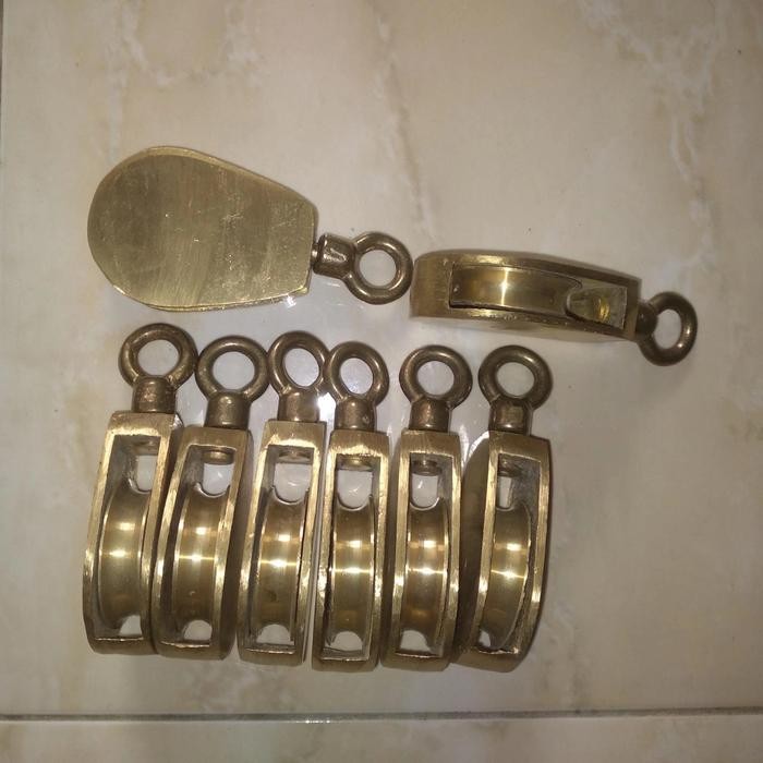 Jual IMPA 371587 - Brass Flag Block 38 MM | Shopee Indonesia