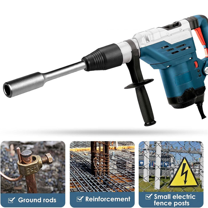 Jual SDS-MAX Ground Rod Driver For 5/8Inch&3/4Inch Ground Steel Kit ...