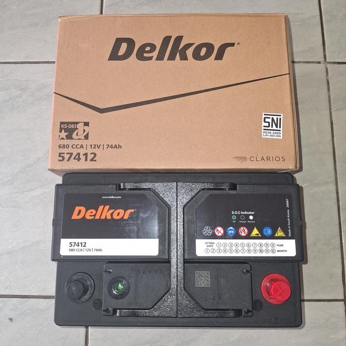 Jual Aki Mobil Mercy W124. W205. W204. E300. W212. Jeep. Delkor 57412 ...