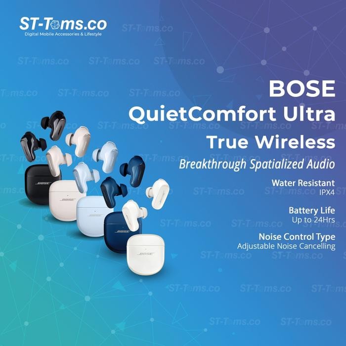Jual Bose QuietComfort Ultra True Wireless TWS ANC Spatial Audio Sound ...