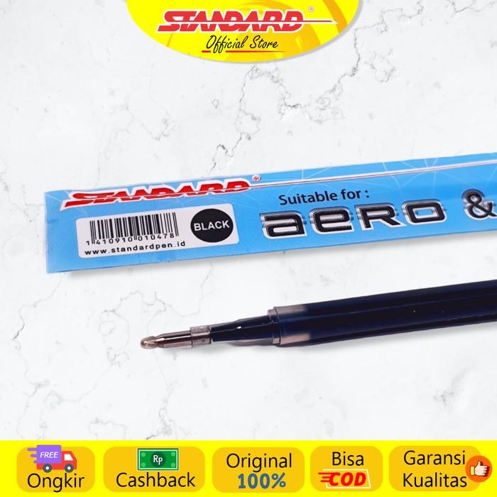 Jual Standard - Refill Pulpen Aero 0.5 Gel / 3 Set Isi 6 Pcs ( Isi ...