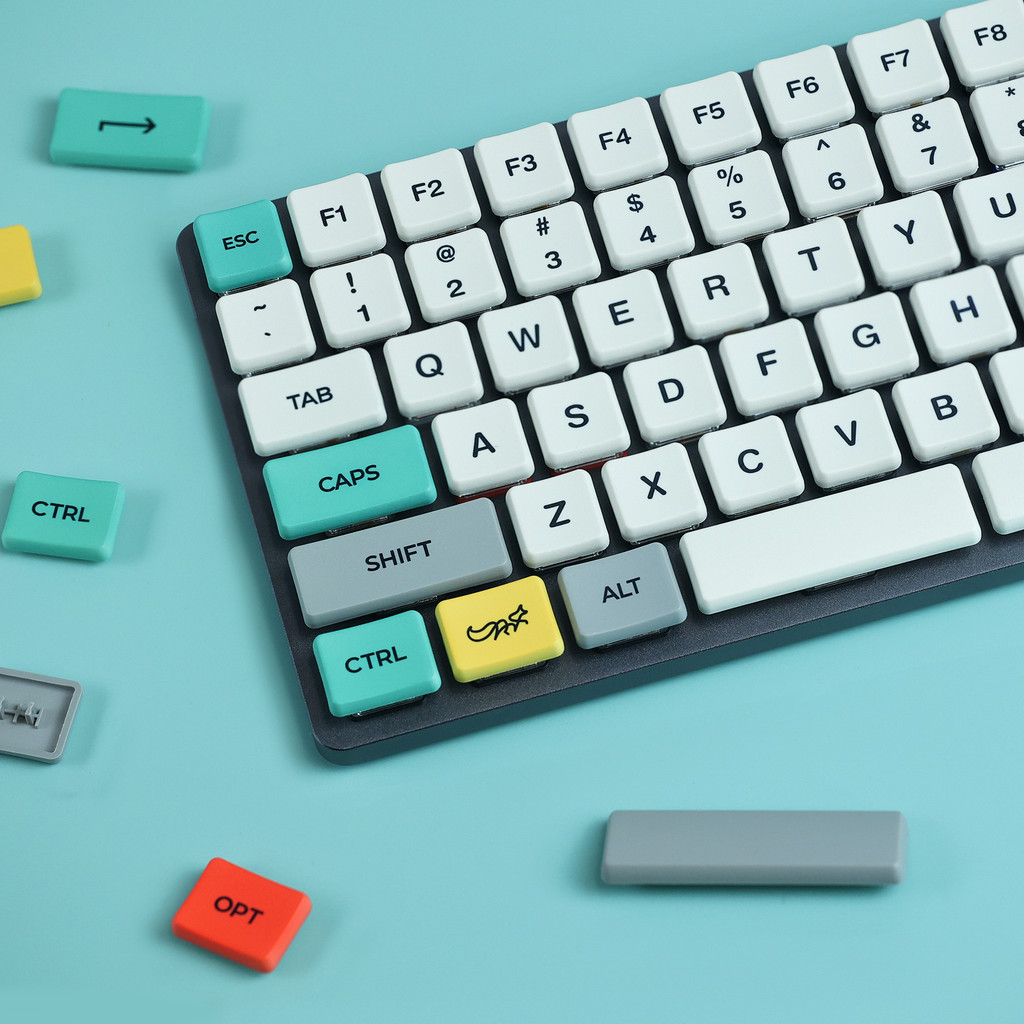 Jual CHOSFOX Low Profile PBT Choc Keycaps for Kailh 1350 Low Profile ...
