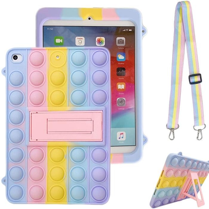 Jual IPAD 5 6 A1822 A1823 A1893 A1954 KID RAINBOW BUBBLE SOFTCASE CASE ...