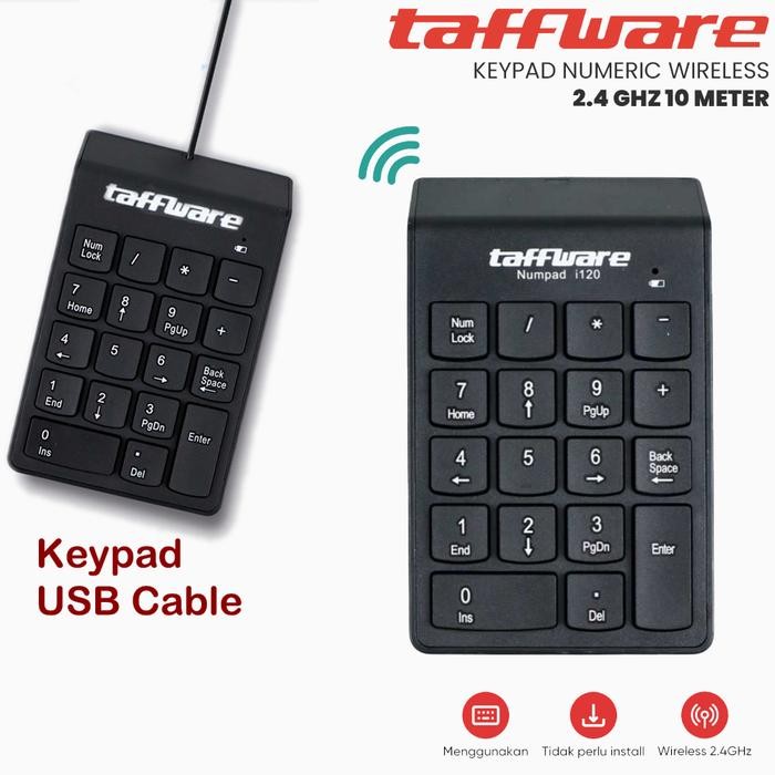 Jual Keyboard Numeric Numpad Angka Keypad Numeric Keyboard Wireless 2.4GHz | Shopee Indonesia