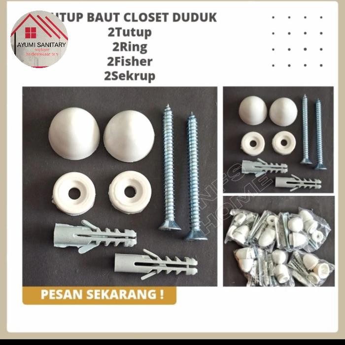 Jual BAUT CLOSET DUDUK+PENUTUP TOTO | Shopee Indonesia