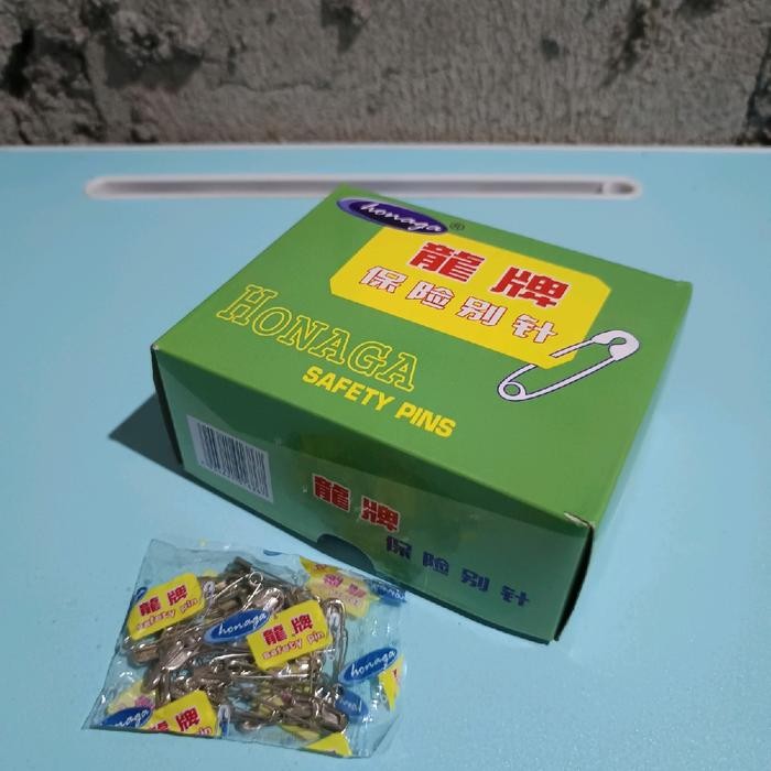 Jual SIAPKIRIM honaga safety pins peniti hijab peniti pins 1 box isi 24 ...