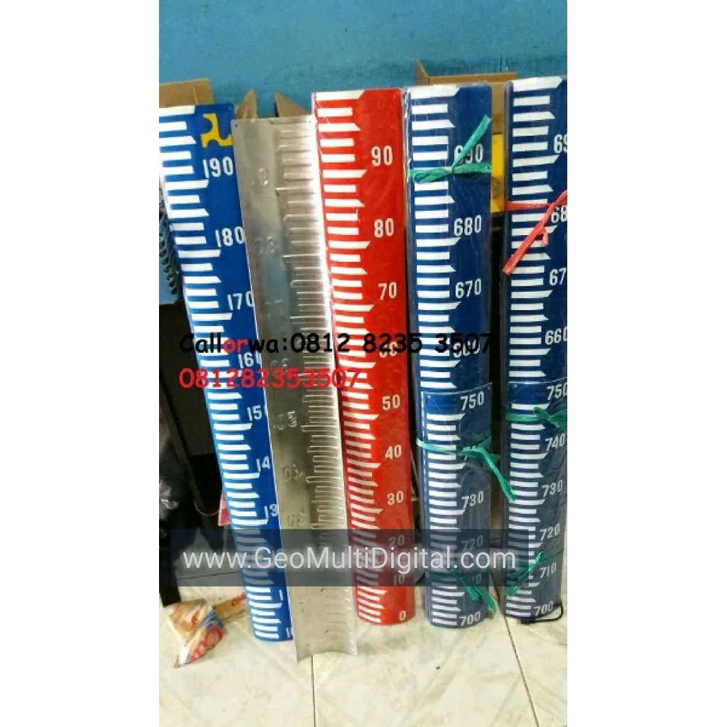 Jual Pilihan- Peil Scale Alat Ukur Muka Air Sungai Bendungan | Shopee ...