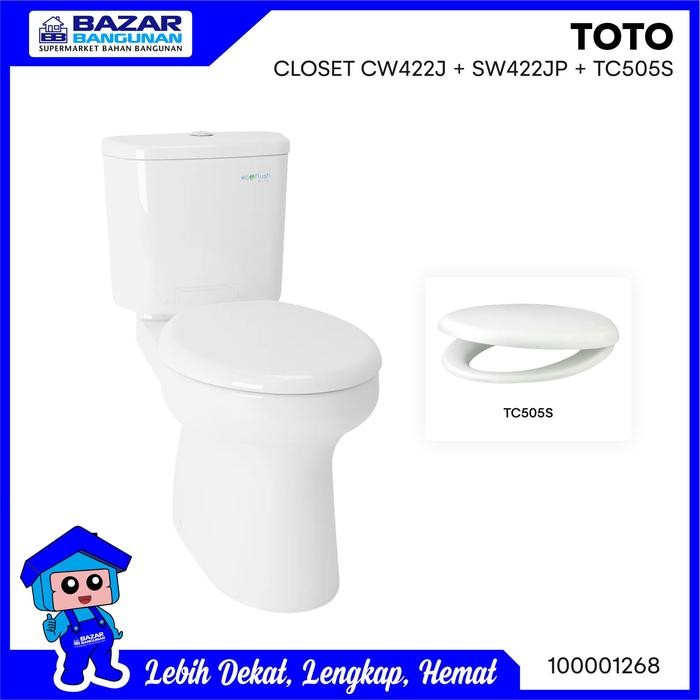 Jual Toto - Closet Kloset Toilet Duduk Cw422J Sw422Jp / Cw 422 J Sw Jp ...