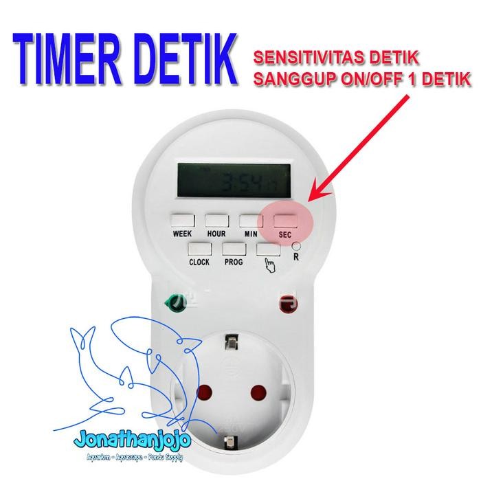 Jual Timer Switch Digital ON-OFF Hingga per Detik Pengatur waktu otomatis | Shopee Indonesia