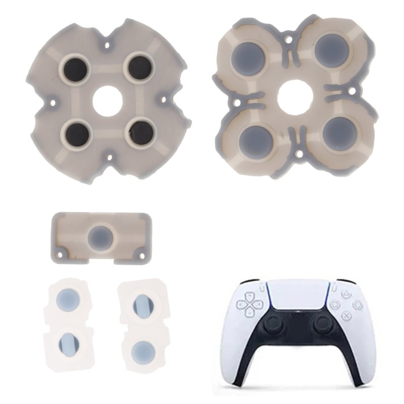 Jual 1 Set Soft Rubber Silicone Conductive Adhesive Button Pad Keypads ...