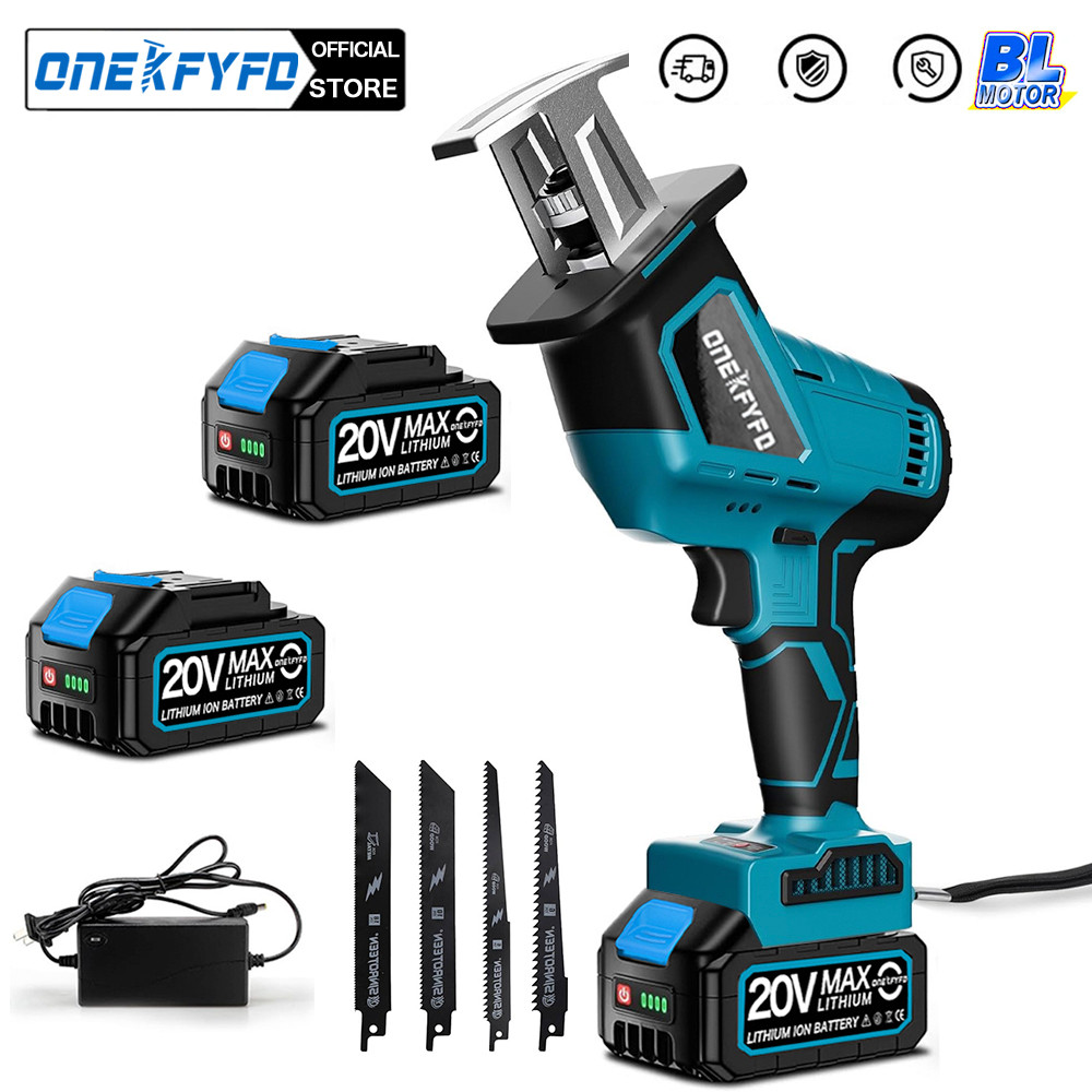 Jual Reciprocating Saw Brushless Adjustable Speed Chainsaw Wood Metal ...