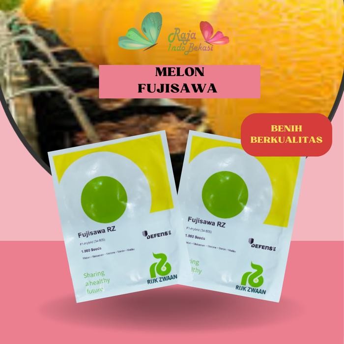 Jual RAJA INDO Biji Benih MELON FUJISAWA RZ F1 - Repack 10 50 Bibit ...