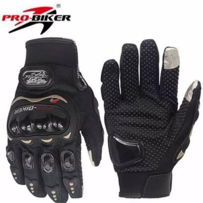 Jual Sarung Tangan Motor Probiker Full Pro Biker Glove Touch Screen MCS ...