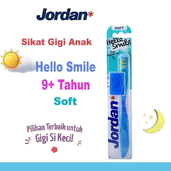 Jual Jordan Oral Care Hello Smile 9+ Tahun Soft - Sikat Gigi Anak ...