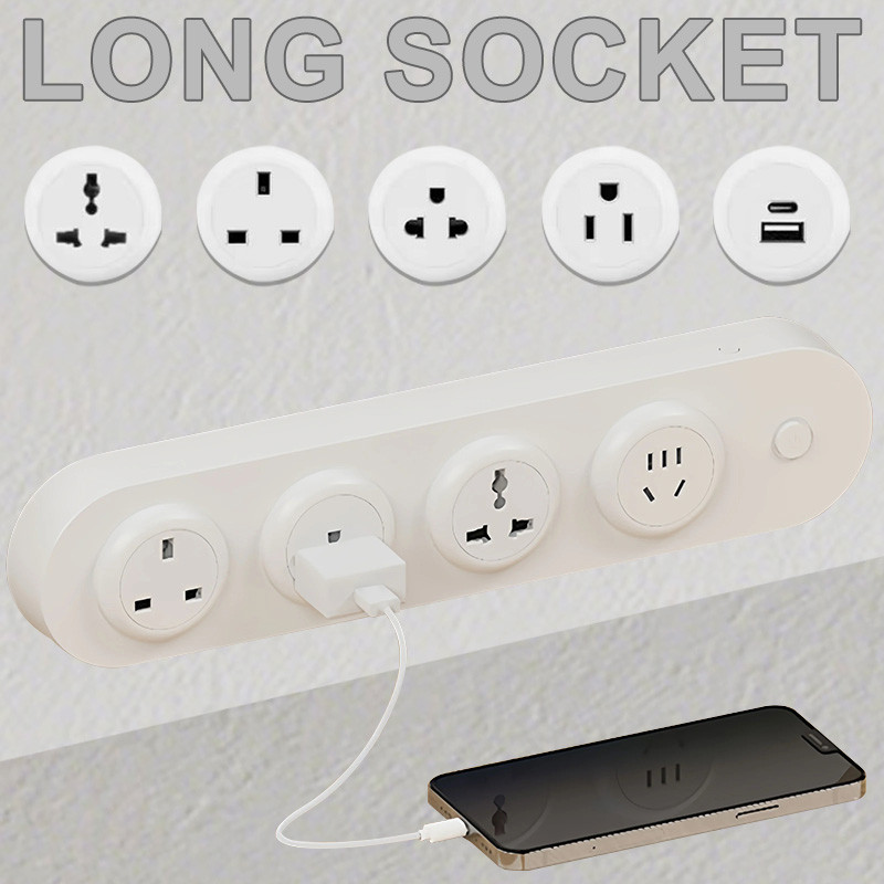 Jual 4 In 1 Universal 18W/20W Fast arging Usb Type C Desktop Socket ...