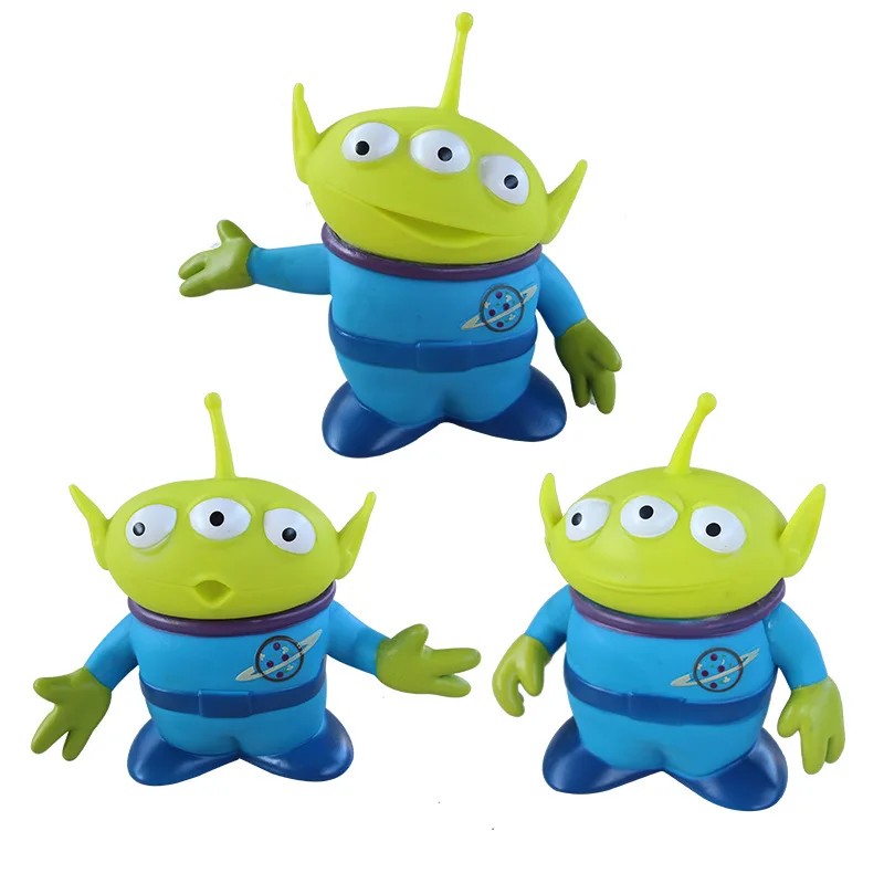 Jual Disney Toy Story Alien Action Figure Different Expressions Three ...
