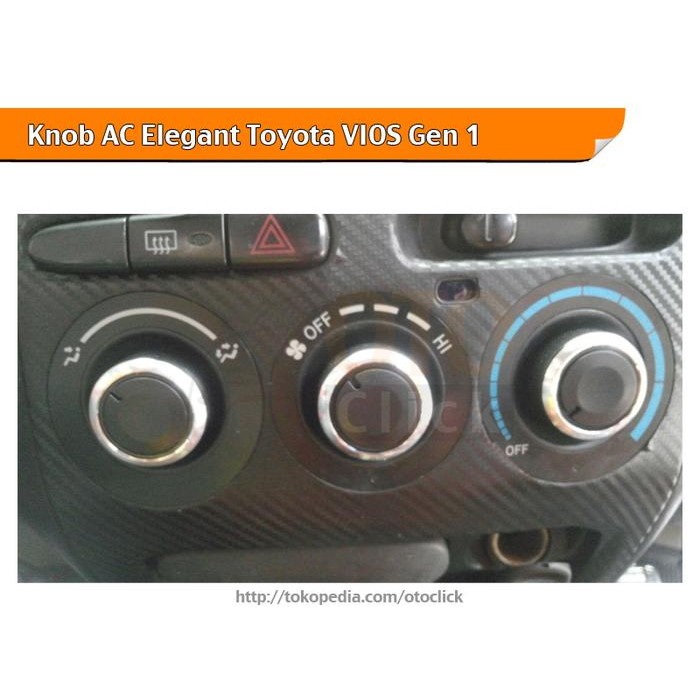 Jual KNOB AC BUNDAR ELEGAN UNTUK MOBIL TOYOTA VIOS | Shopee Indonesia