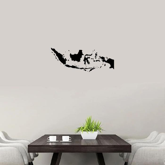Jual Sticker Dekorasi Tembok Ruangan Peta Indonesia | Shopee Indonesia