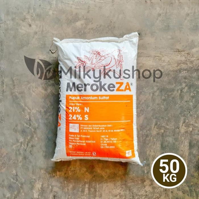 Jual PUPUK MEROKE ZA 50 KG KEMASAN PABRIK VIA | Shopee Indonesia