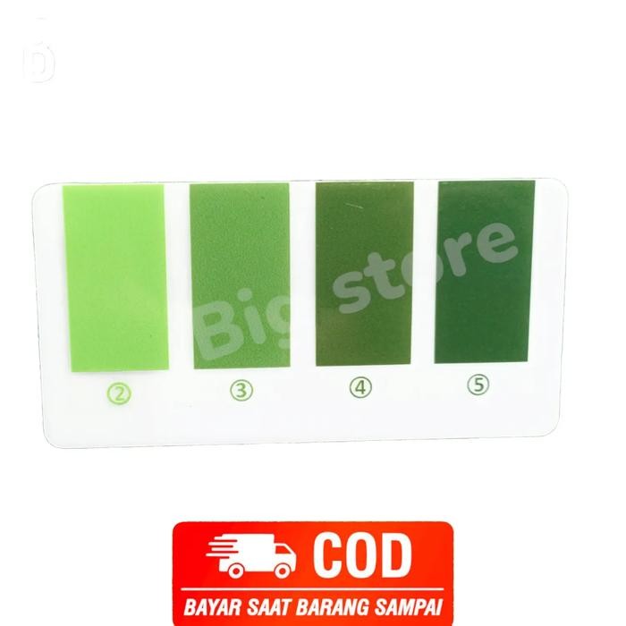 Jual Bigan Warna Daun Padi BWD 4 Chart Alat Ukur Nitrogen Padi Modern ...