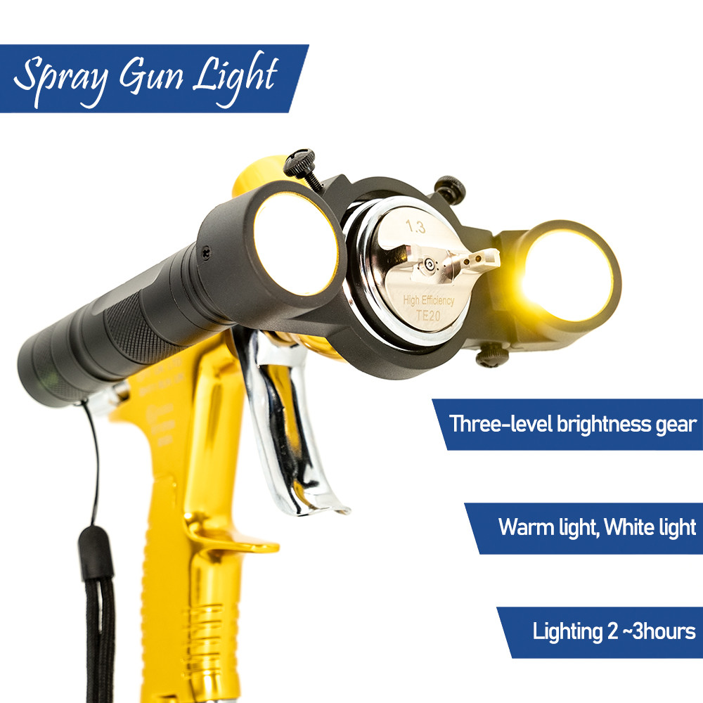 Jual High quality Portable spray paint gun LED light Color correction ...