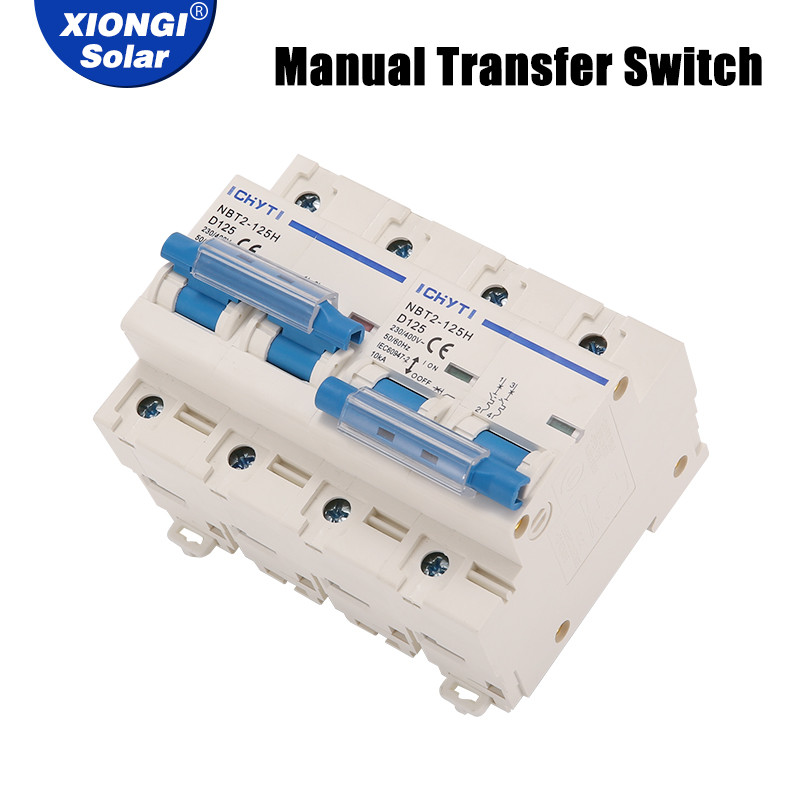 Jual BEST SELLER XIONGISOLAR 2P+2P 125A 400V MTS AC Dual power Manual ...
