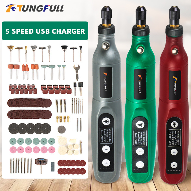 Jual Cordless Drill Electric Manicure Drill Micro Rotary Tool Electric ...