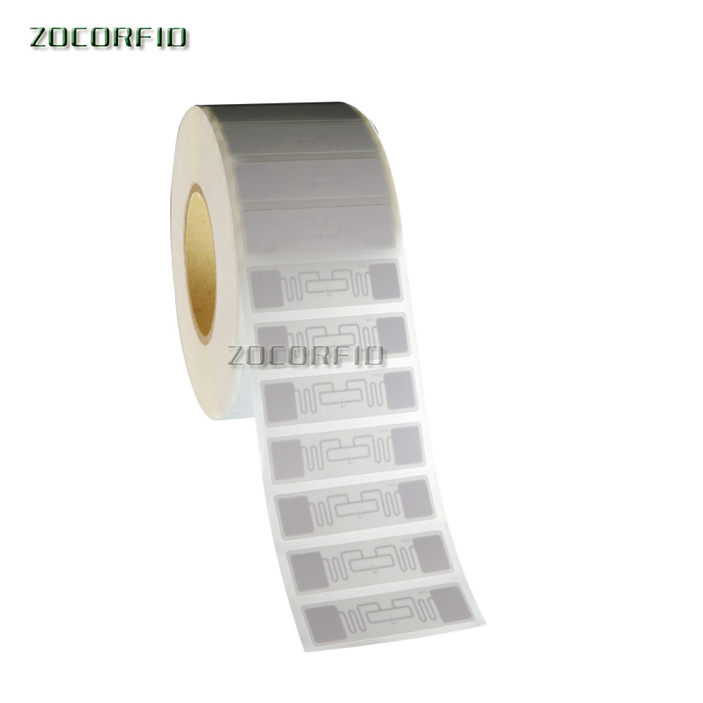 Jual 500Pcs/Roll Rfid Gen2 Uhf Paper Tag With Alien H3 Chip Used For ...