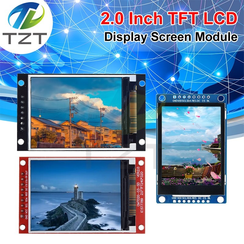 Jual Tzt 2.0 Inch Tft Display Oled Lcd Drive Ic St7789V 240Rgbx320 Dot-Matrix Spi Interface For ...