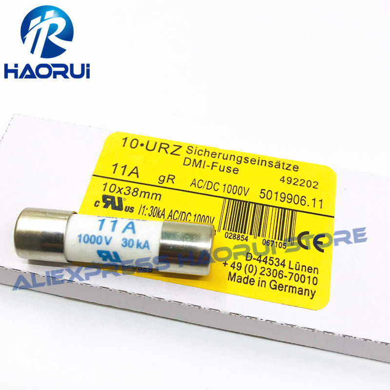Jual Free Shipping 10Pcs/lot Ceramic Fuses 5021006.11 11A 1000V 30kA 10 ...