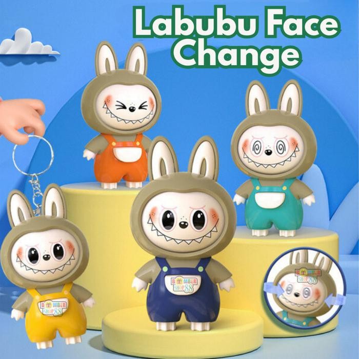 Jual Mainan Labubu bisa berubah wajah/Toys Face changing Mainan Labubu ...