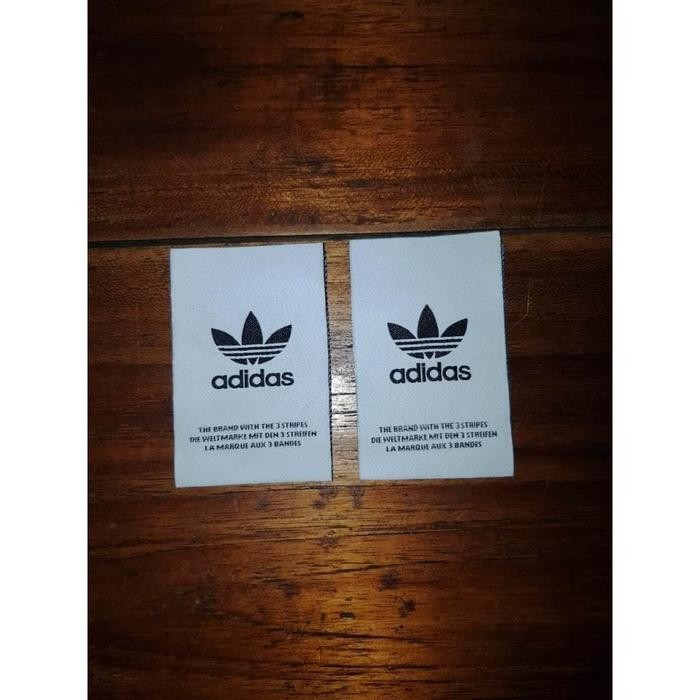 Jual Logo Adidas Kembang Putih Label Tag/ Size Tag/Label Ukuran Adidas ...