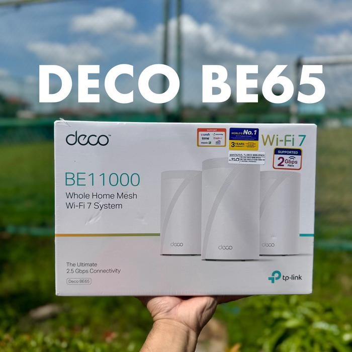 Jual TP LINK DECO BE65 BE11000 WHOLE HOME MESH Wifi 7 SYSTEM | Shopee ...